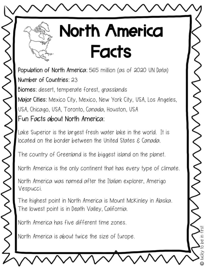 North America Continent Study | Shop Lucky Learning with Molly Lynch