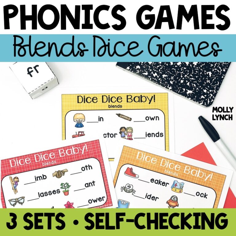 Blends Phonics Game | Shop Lucky Learning with Molly Lynch