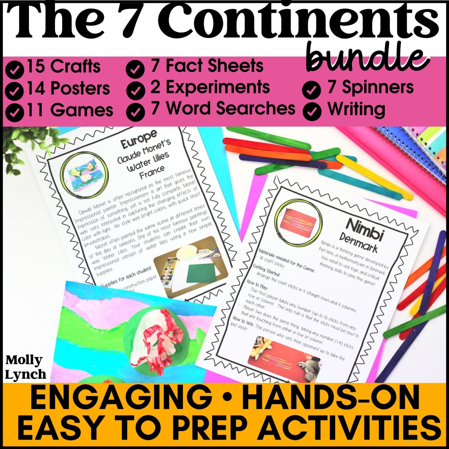 Continents - Explore the 7 Continents | Shop Lucky Learning with Molly ...