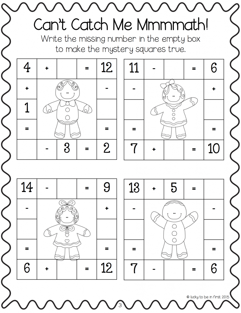 Early Finishers - Winter Break {1st Grade} | Shop Lucky Learning with ...