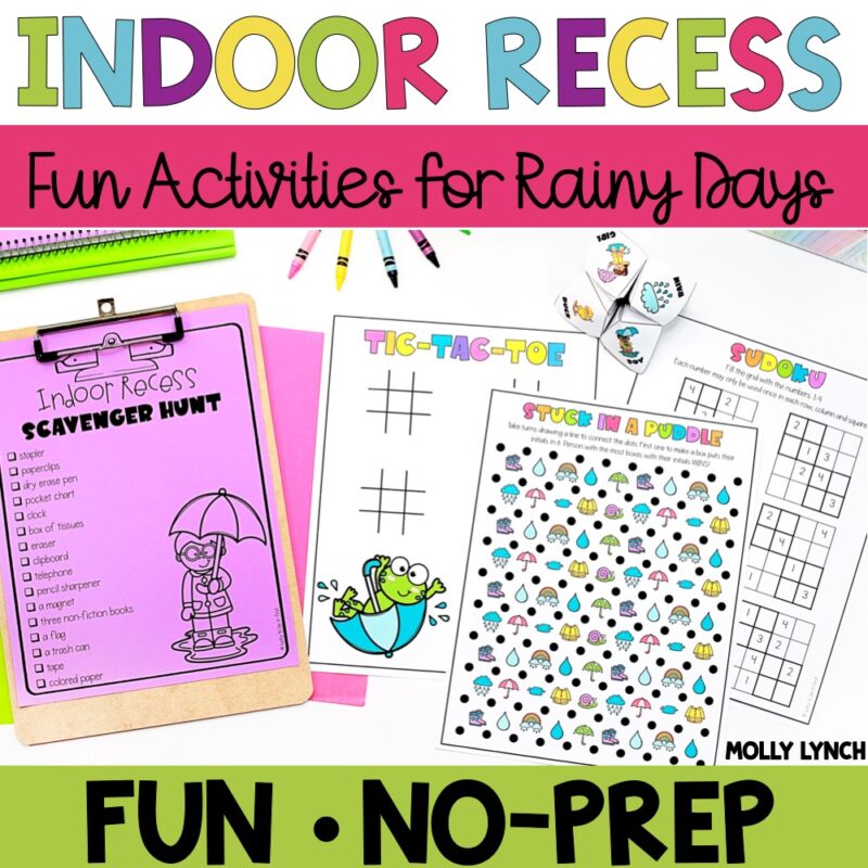 Indoor Recess Activities Ideas For 1st Grade Easy To Set Up