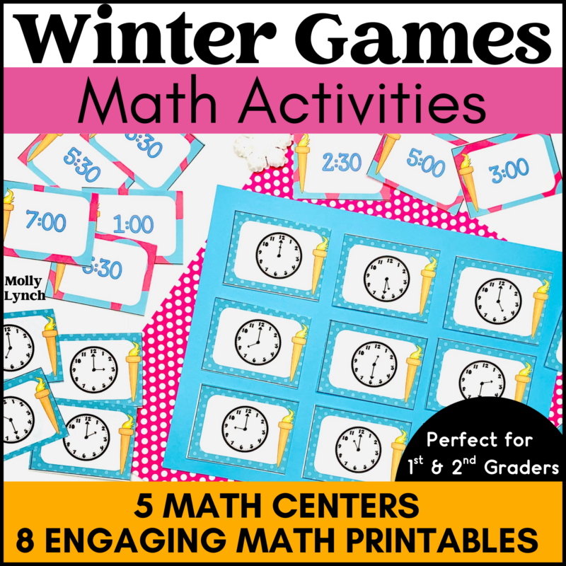 Olympics Math Activities & Worksheets for Elementary Classrooms