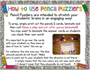 Pencil Puzzlers Logic Problem Solving {Logic Puzzles} | Shop Lucky ...