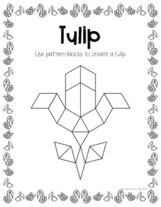 A Year of Pattern Block Mats + Mini Books | Shop Lucky Learning with ...
