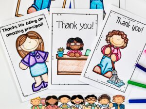 School Staff Thank You Notes | Teachers & Staff Appreciation Card