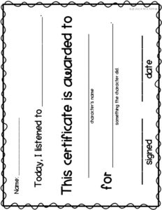 Listening Center Response Sheets Kindergarten-2nd Grade [printable]
