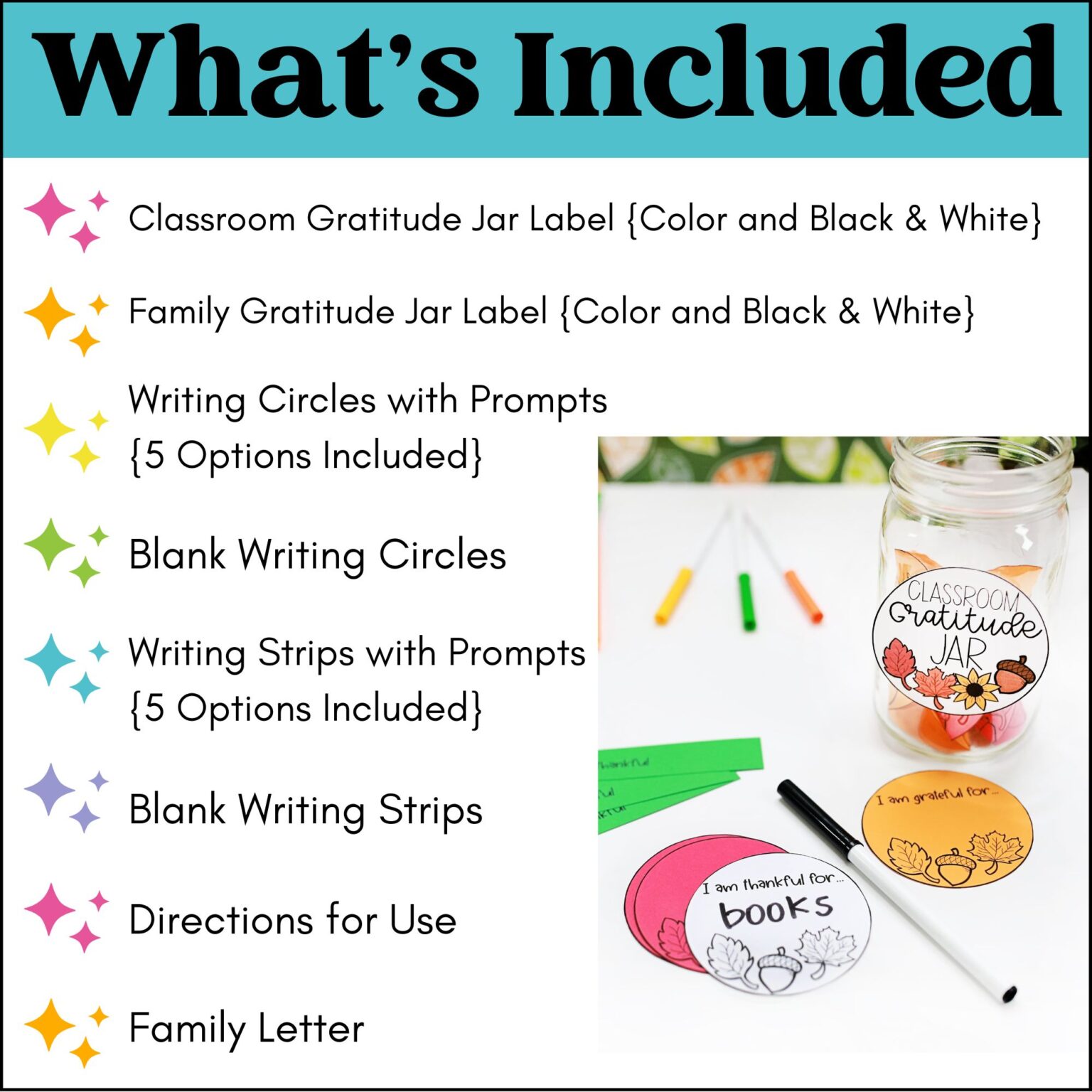 Classroom Gratitude Jar Activity for Thanksgiving (or Year Round)