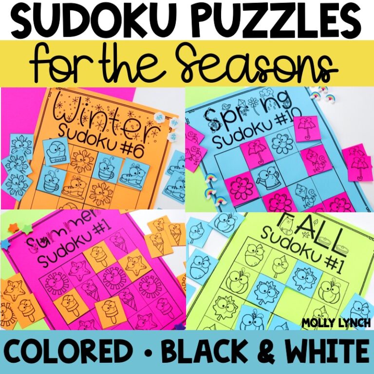 Seasons of Sudoku | Shop Lucky Learning with Molly Lynch